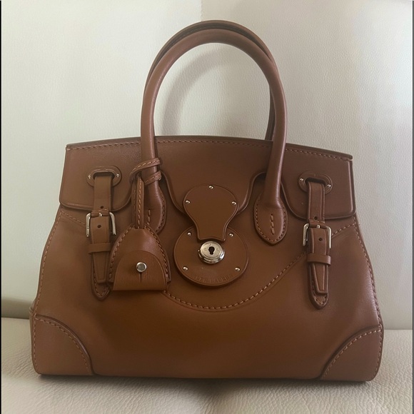 Ralph Lauren | Bags | Ralph Lauren Napa Calfskin Soft Ricky 27 Handbag ...